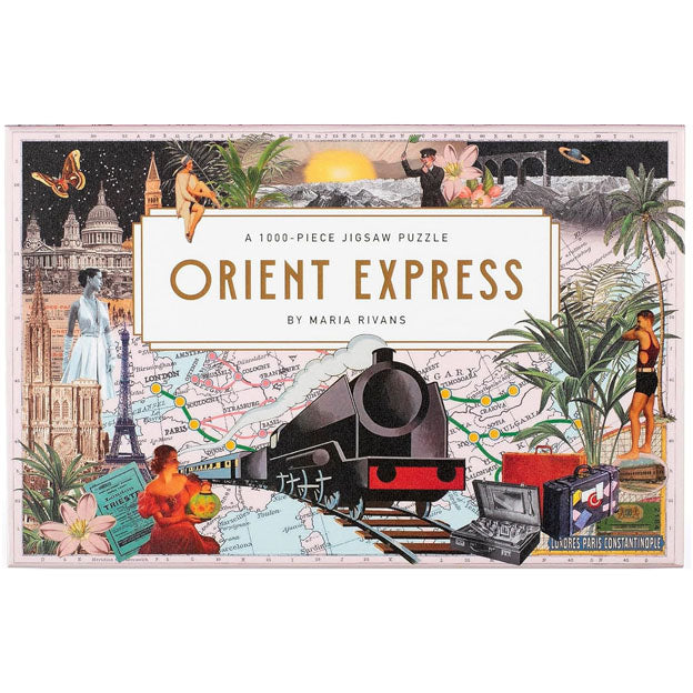 Orient Express 1000-Piece Jigsaw Puzzle – The Literary Gift Company