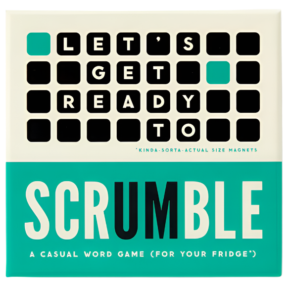 Scrumble Magnetic Fridge Game – The Literary Gift Company