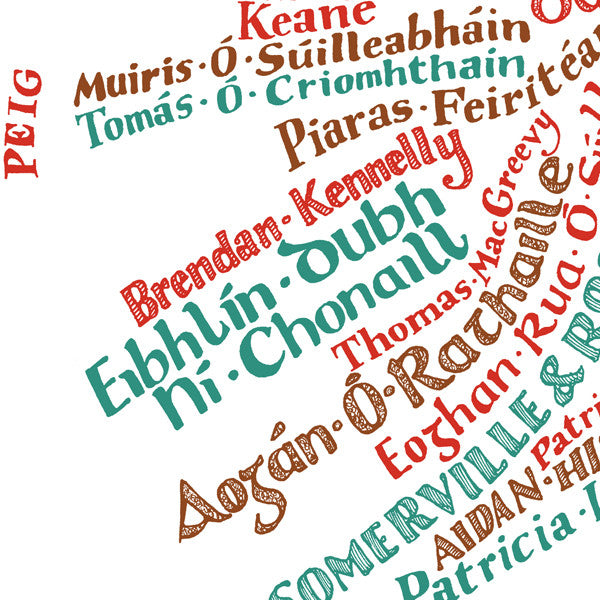 Literary Map of Ireland – The Literary Gift Company