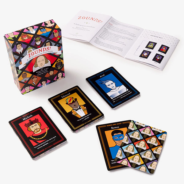 Zounds! A Shakespearean Card Game - The Literary Gift Company