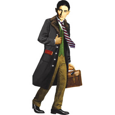 Franz Kafka Shaped Card – The Literary Gift Company