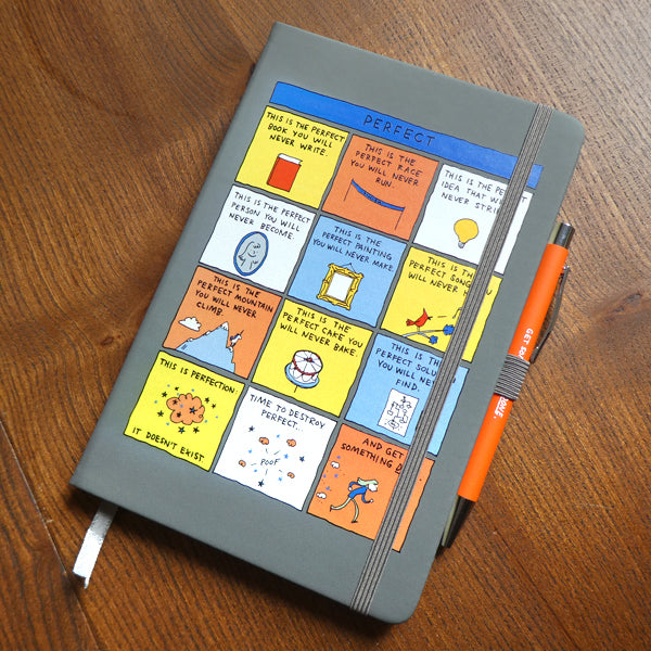 Perfect - Grant Snider Notebook and Pen - The Literary Gift Company